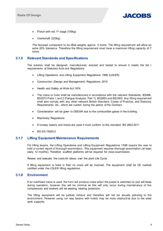 Lifting Solution For Compressor House | PDF
