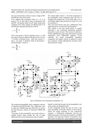 Analysis and Comparison of CMOS Comparator At 90 NM Technology | PDF ...