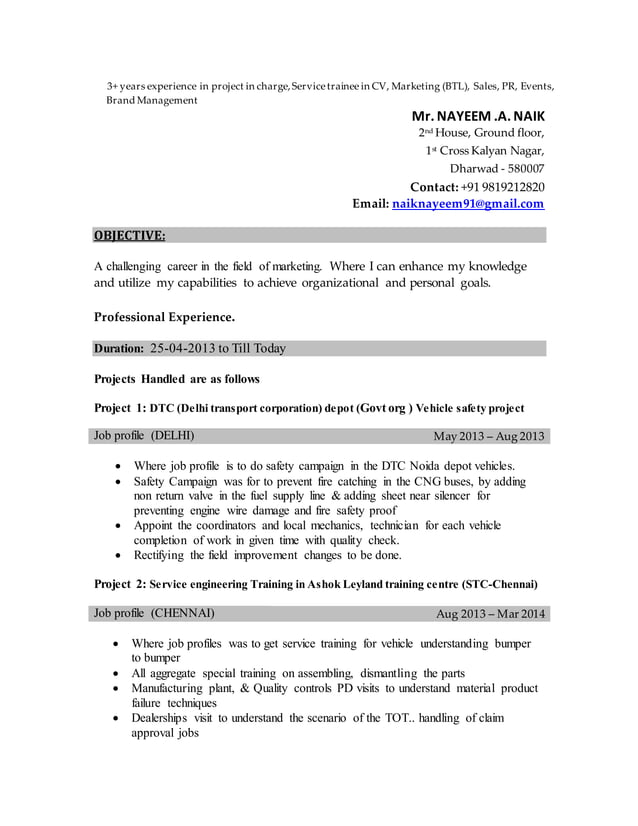 Nayeem resume | PDF