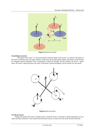 Dynamic Modeling of Four – Rotorcraft | PDF