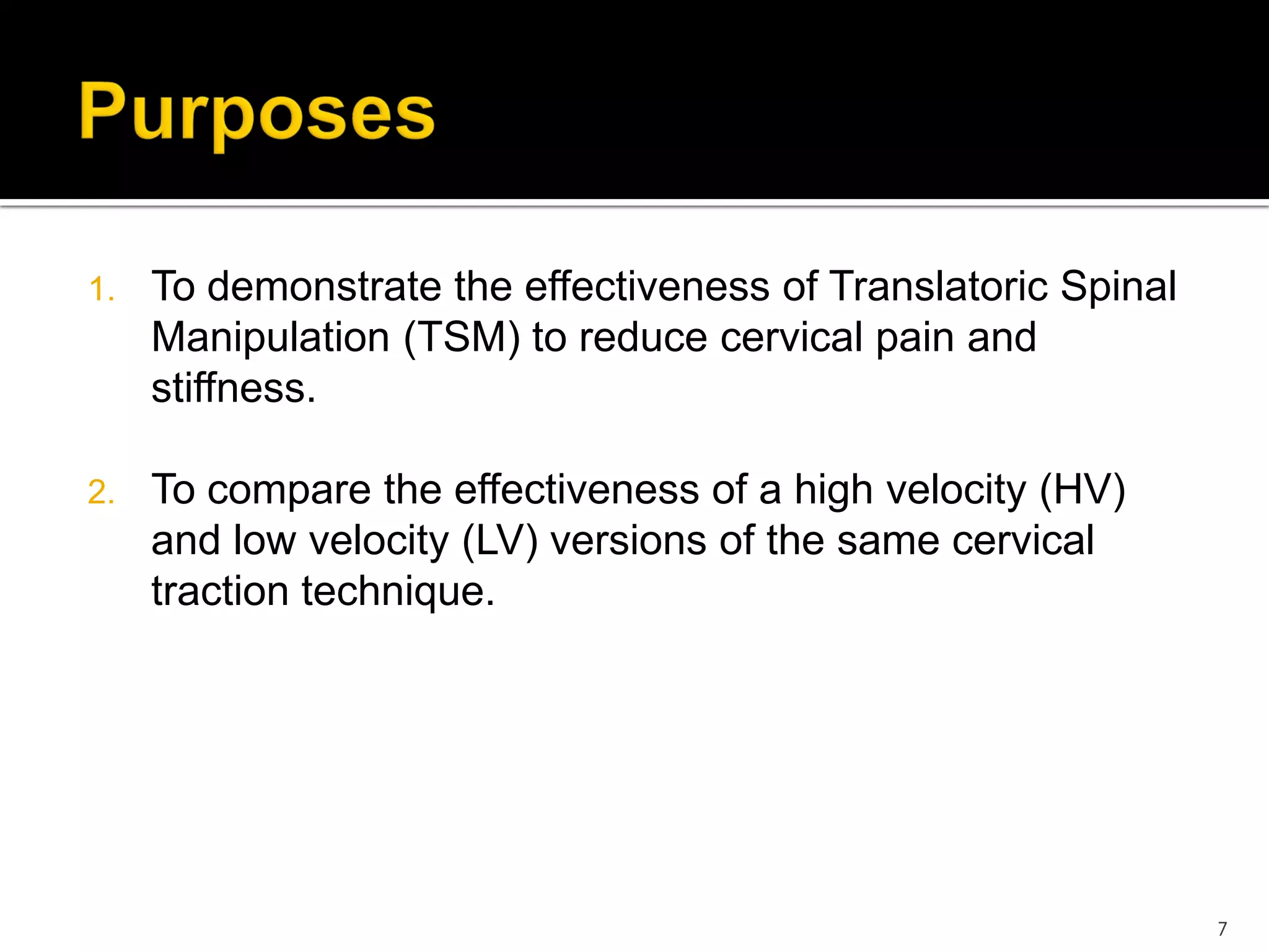Cervical Manipulation - EDM - Research Day - OU-5-13-2012 | PDF