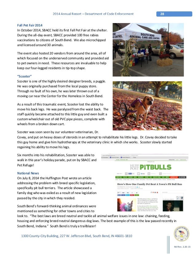 2014 Code Enforcement Annual Report