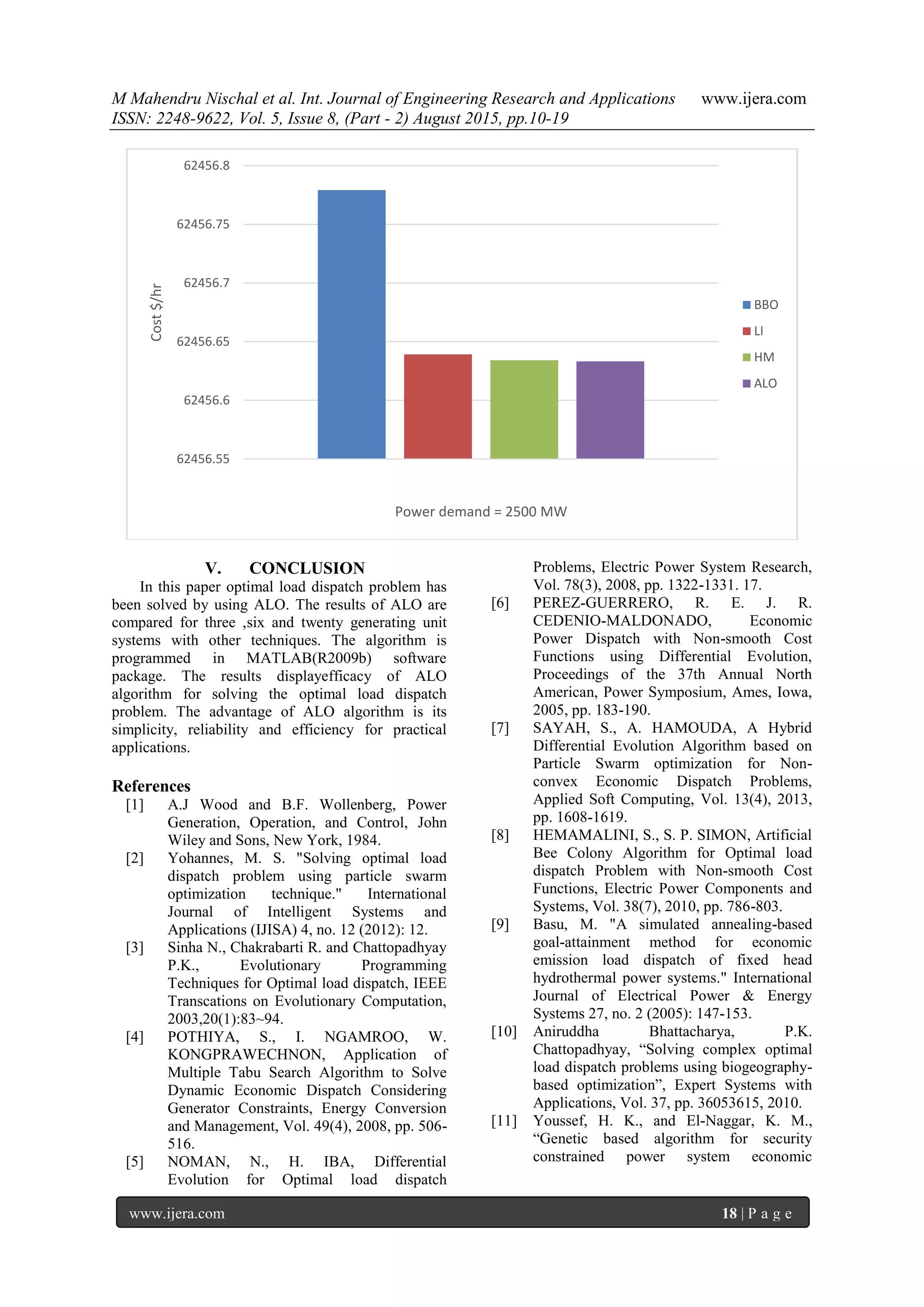 Optimal Load Dispatch Using Ant Lion Optimization | PDF | Computer Software and Applications ...