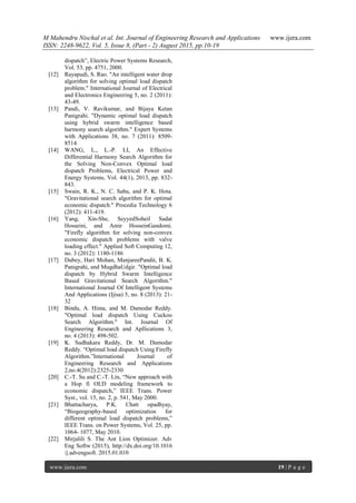 Optimal Load Dispatch Using Ant Lion Optimization | PDF | Computer ...