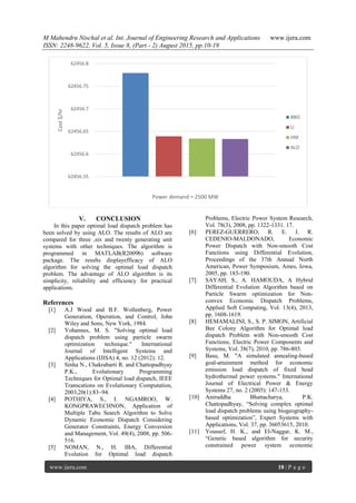 Optimal Load Dispatch Using Ant Lion Optimization | PDF | Computer Software and Applications ...