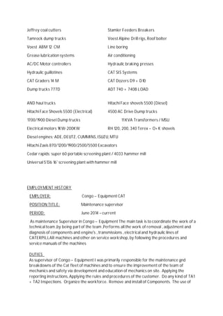 Latest CV of MJ Welmans | PDF