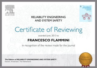 RevewCertificateRESS | PDF