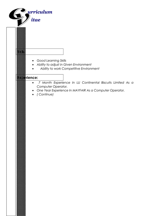 TANVEER AHMAD cv | PDF