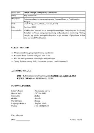 Resume_Varnika | DOC