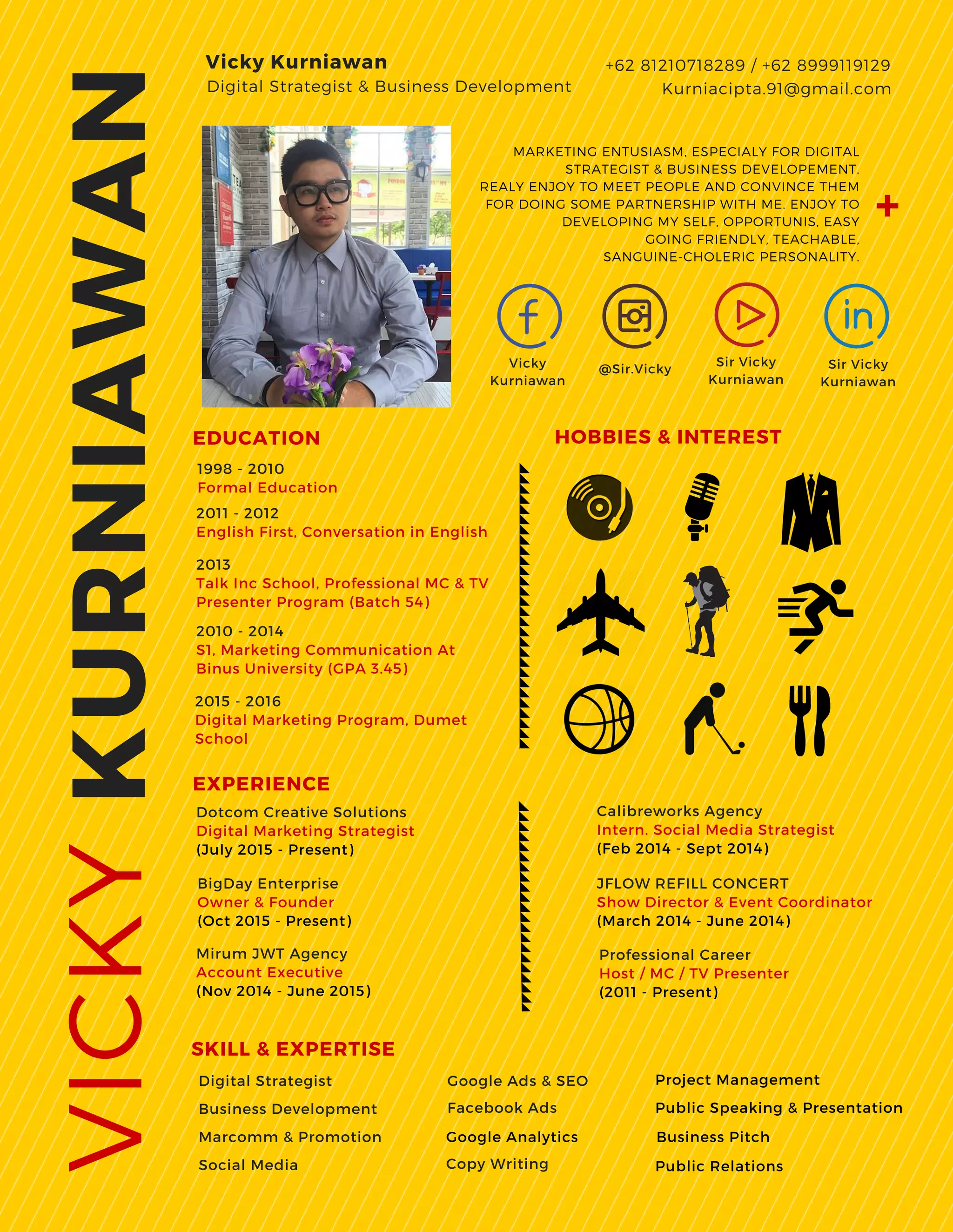 CV - Vicky Kurniawan - 2016 | PDF