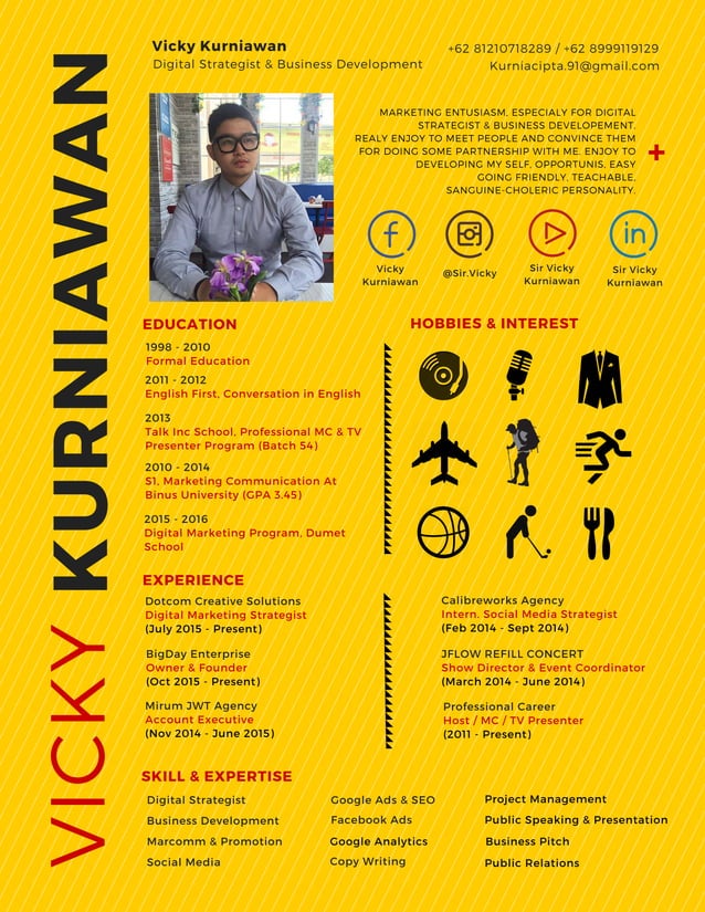 CV - Vicky Kurniawan - 2016 | PDF