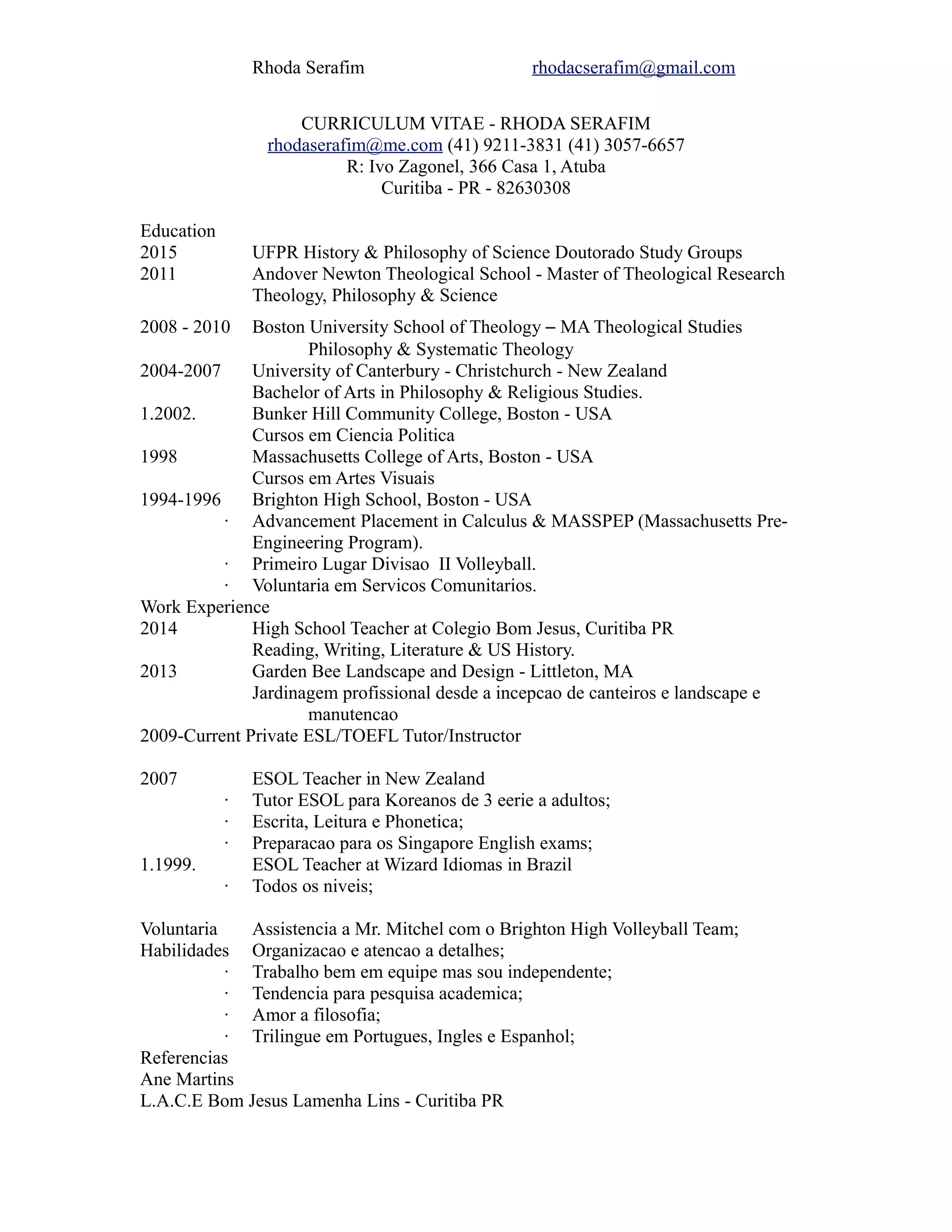 CV March 2015 | DOC