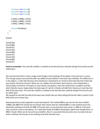 Diving in OOP (Day 3): Polymorphism and Inheritance (Dynamic Binding/Run Time Polymorphism) | PDF