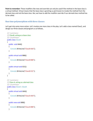 Diving in OOP (Day 3): Polymorphism and Inheritance (Dynamic Binding/Run Time Polymorphism ...