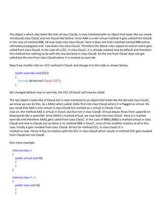 Diving in OOP (Day 3): Polymorphism and Inheritance (Dynamic Binding/Run Time Polymorphism) | PDF