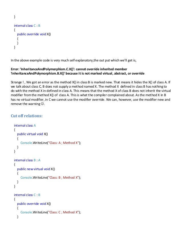 Diving In Oop Day 3 Polymorphism And Inheritance