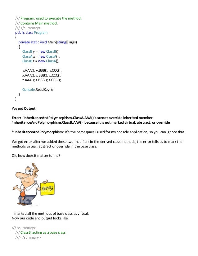 Diving In Oop Day 3 Polymorphism And Inheritance