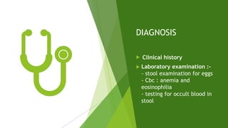 parasites causing anemia for the medical ppt | PPTX