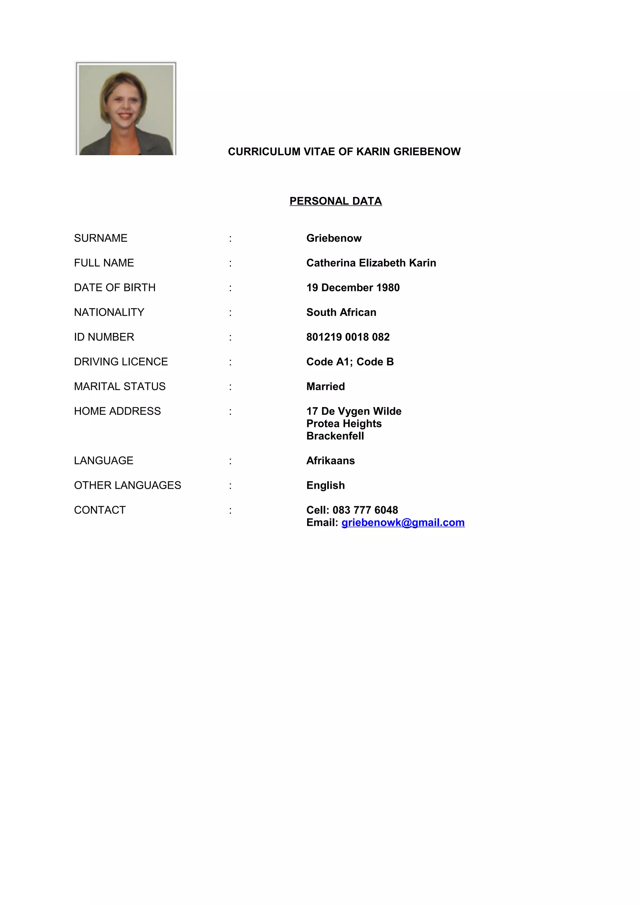 CEG_CV_April 2016 | PDF