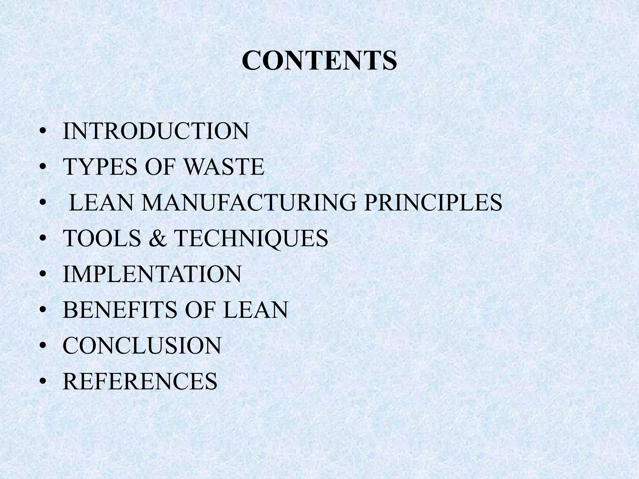 LEAN MANUFACTURING IN APPAREL INDUSTRY | PPTX