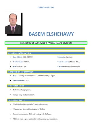 C . V Basem Elshehawy | PDF