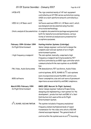 CV-January 2017 | PDF