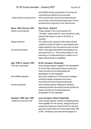 CV-January 2017 | PDF