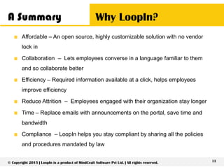 MindCraft - An Employee's Journey With LoopIn | PDF