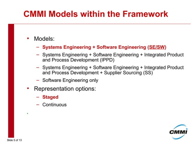 CMMI | PPT | Business | Business and Finance