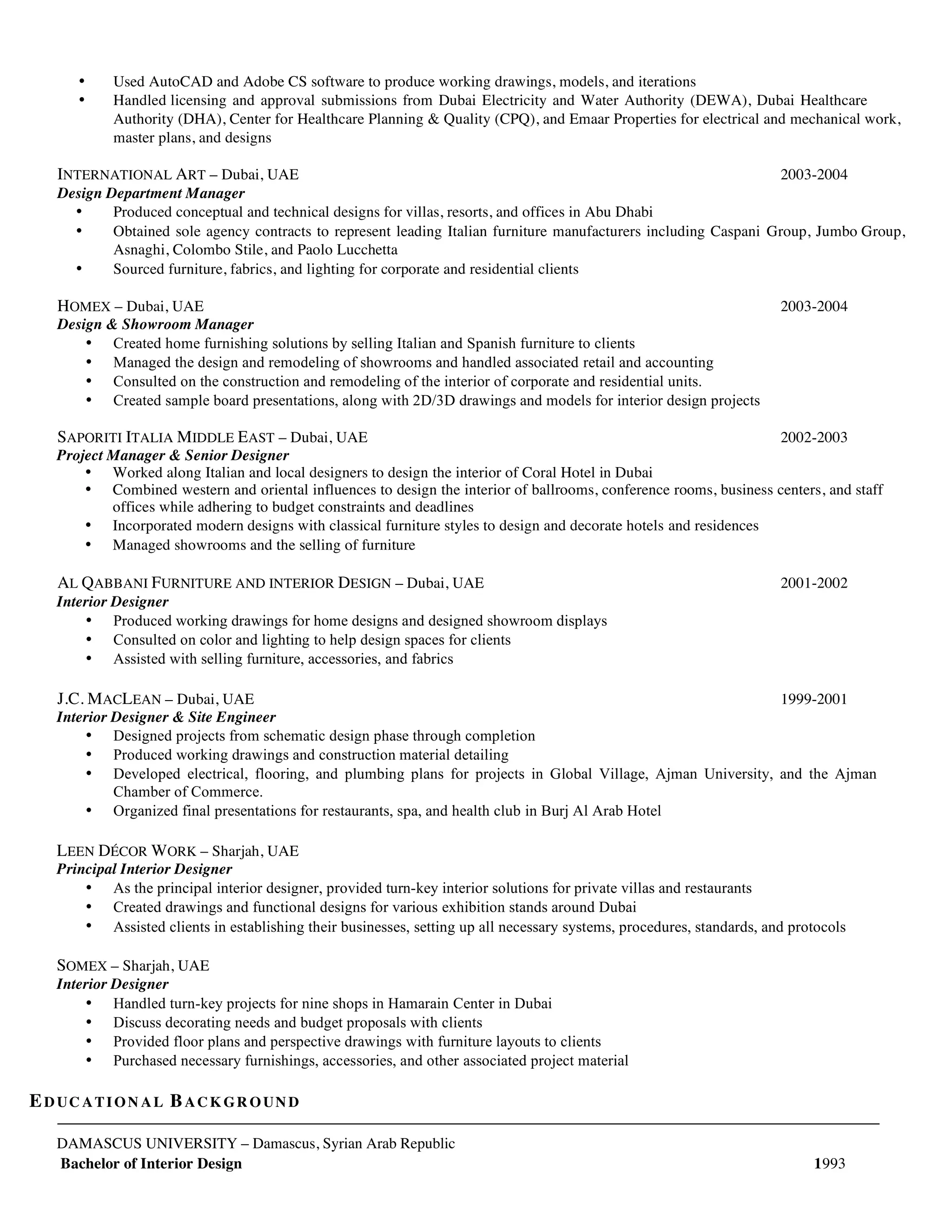 Huda Kilani CV - 2017 | PDF