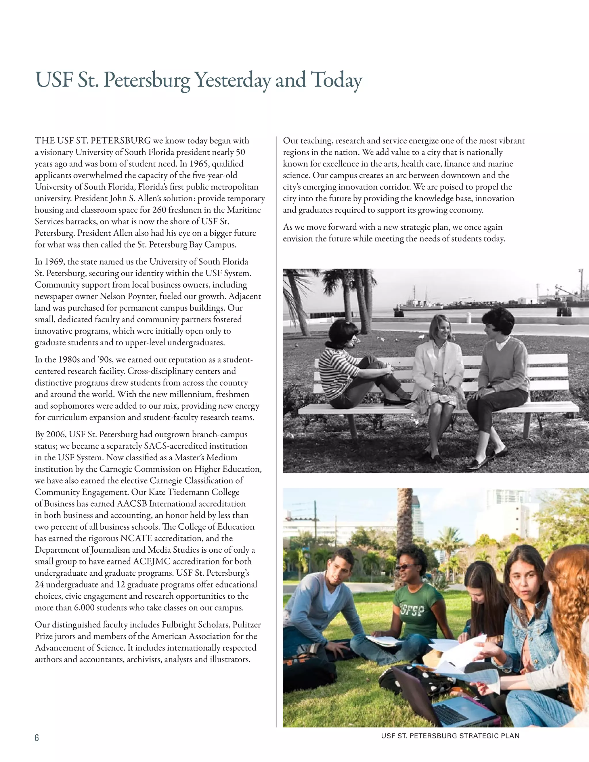 USFSP Vision 20:20 Strategic Plan | PDF