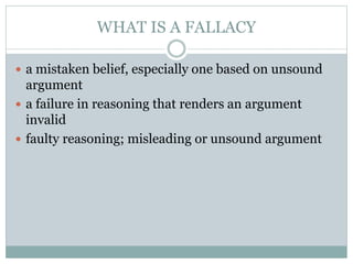 FALLACY | PPTX