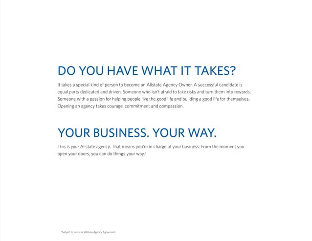 Allstate_Agent_Ownership_Overview | PPT