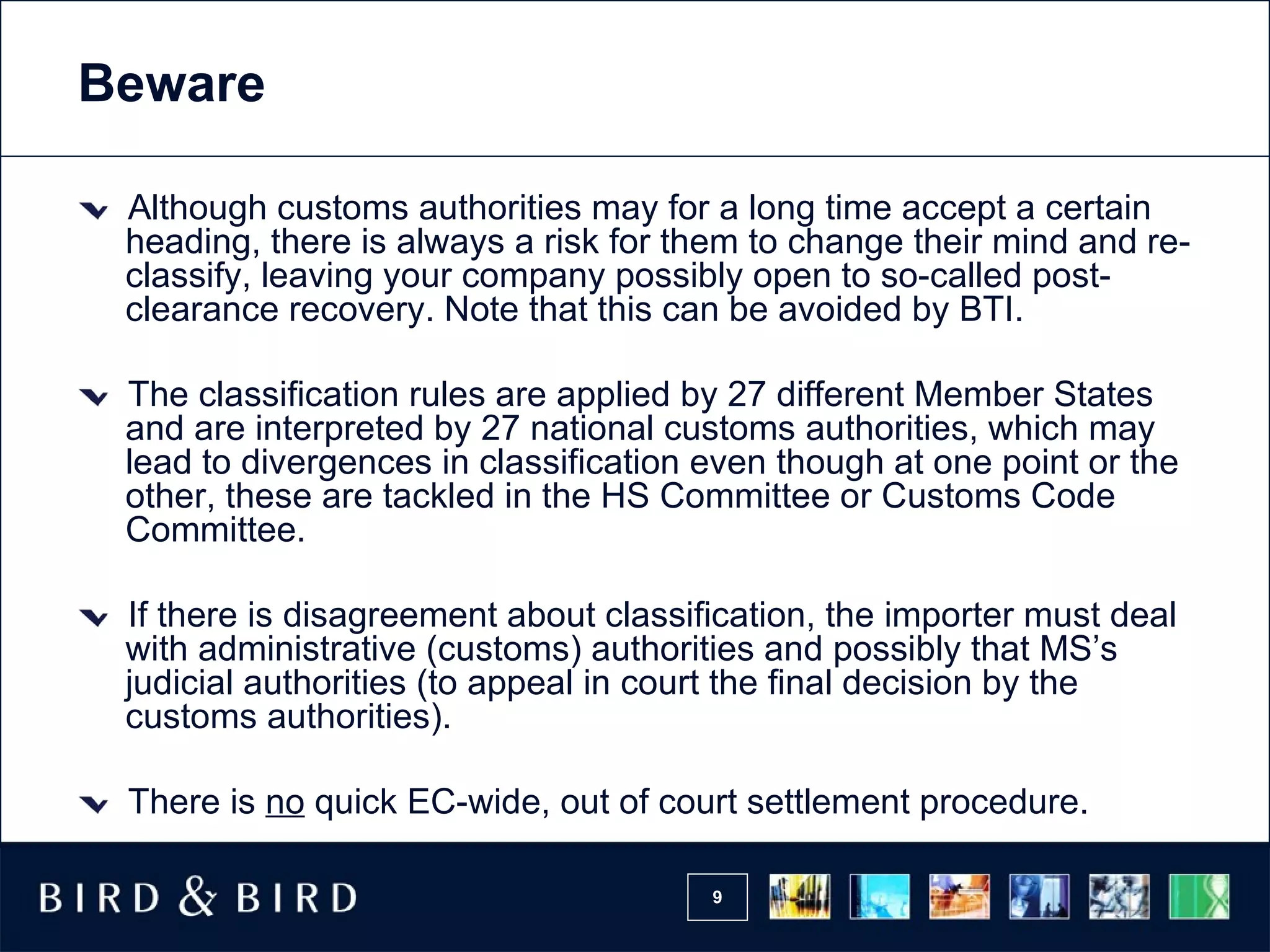 Customs Classification | PPT | Cameras and Camcorders | Consumer ...
