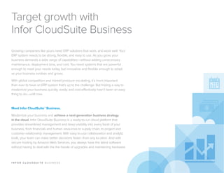 infor cloudsuite business | PDF | Cloud Computing | Internet