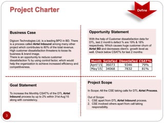 Black Belt Project on Increasing CSAT% | PPTX