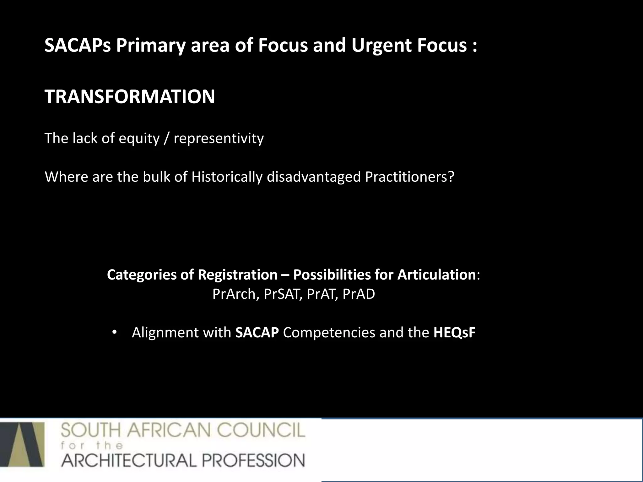 uia SACAP President | PPT