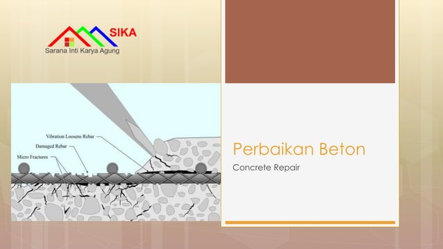 Concrete Repair-Perbaikan Beton | PPTX | Civil Engineering Industry ...