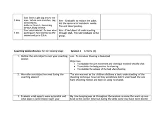Graded Unit Developing Stage Logbook | DOCX