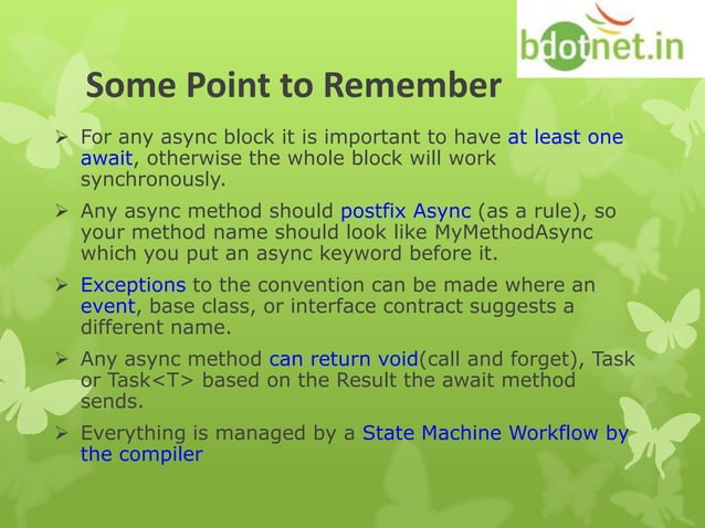 C# 5 deep drive into asynchronous programming | PPTX