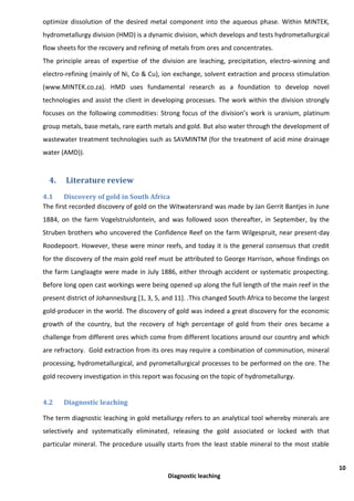 final p1 report diagnostic leaching of gold | DOCX