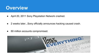 Sony Hacking Presentation | PDF