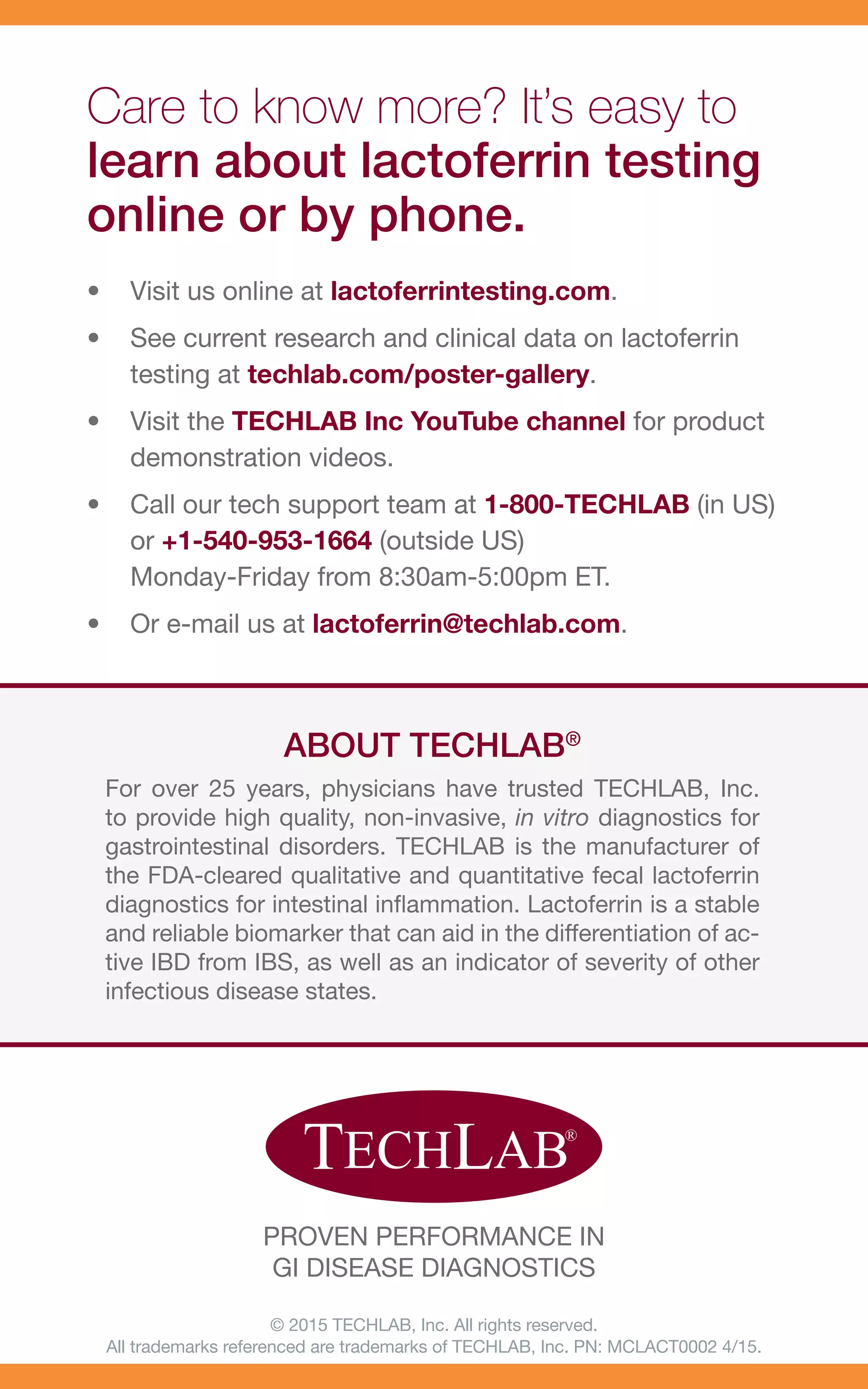 Lactoferrin-testing-brochure (1) | PDF