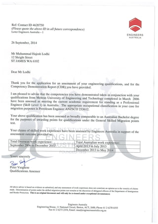 Engineers Australia Assessment | PDF | Australia and Oceania Travel ...