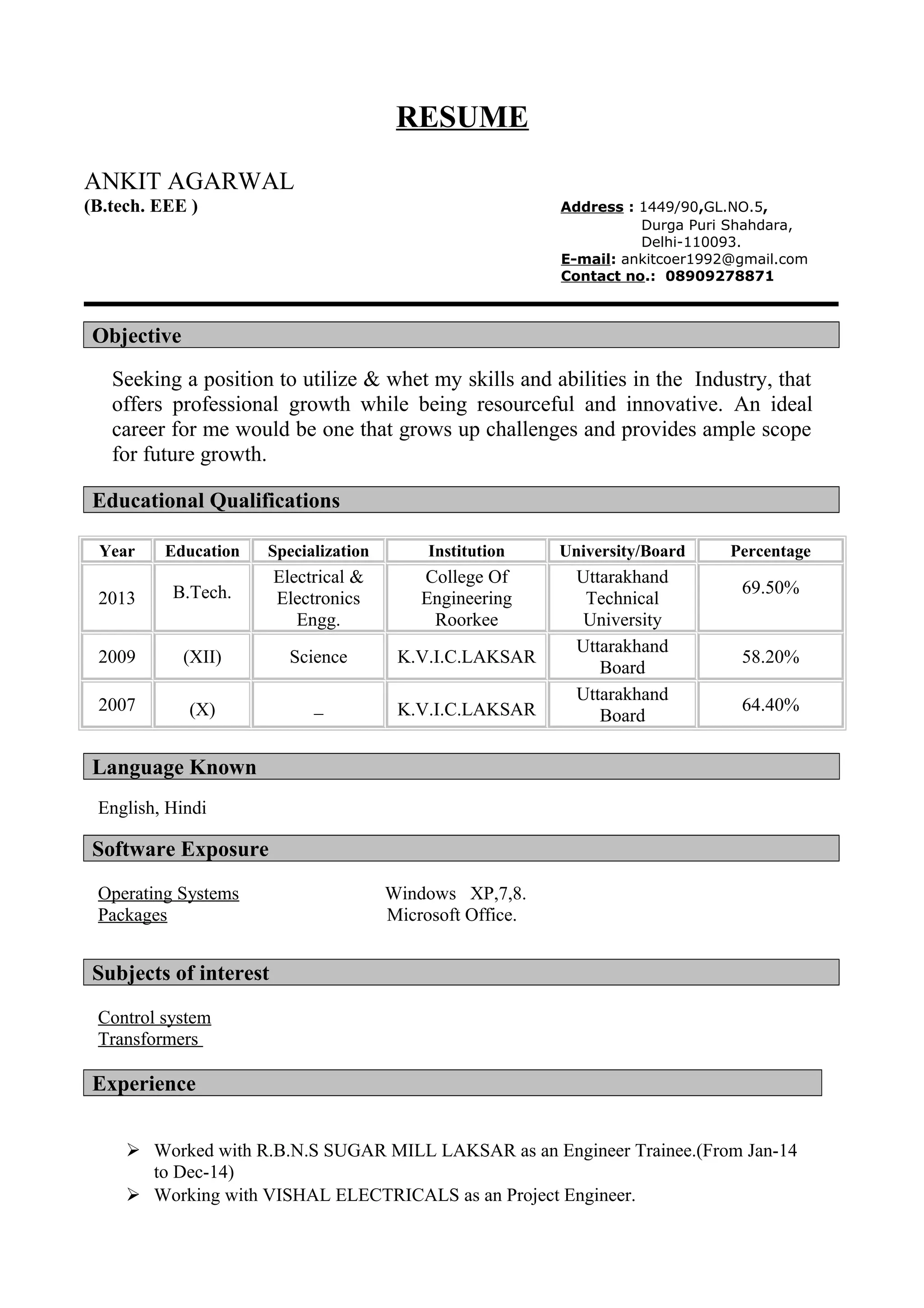 ankit | DOC | Computer Software and Applications | Computing