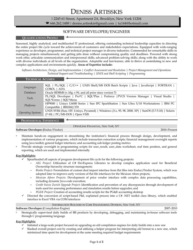 Deniss Artisskis_FinalResume | PDF