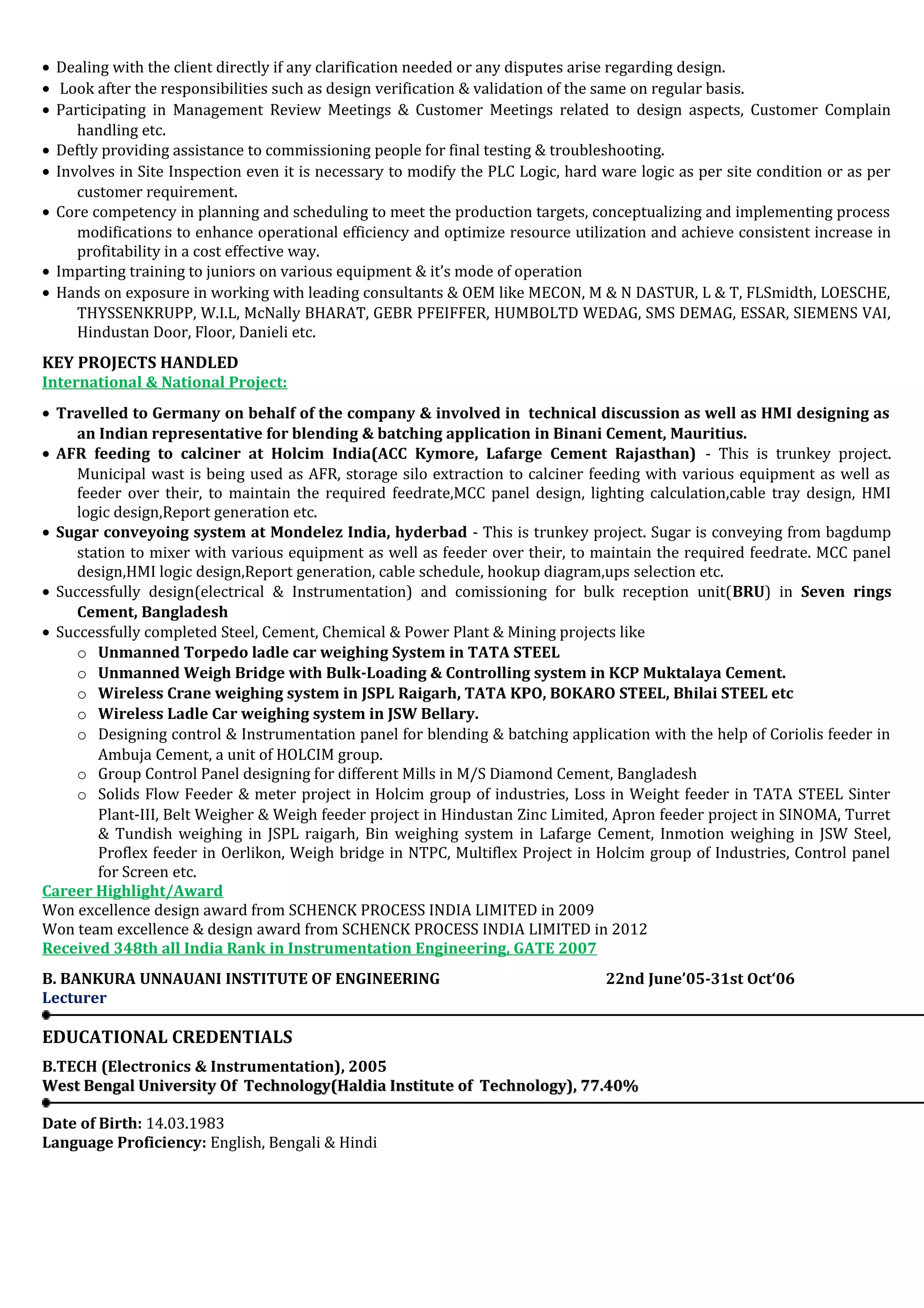 RESUME - Nirmal | DOC