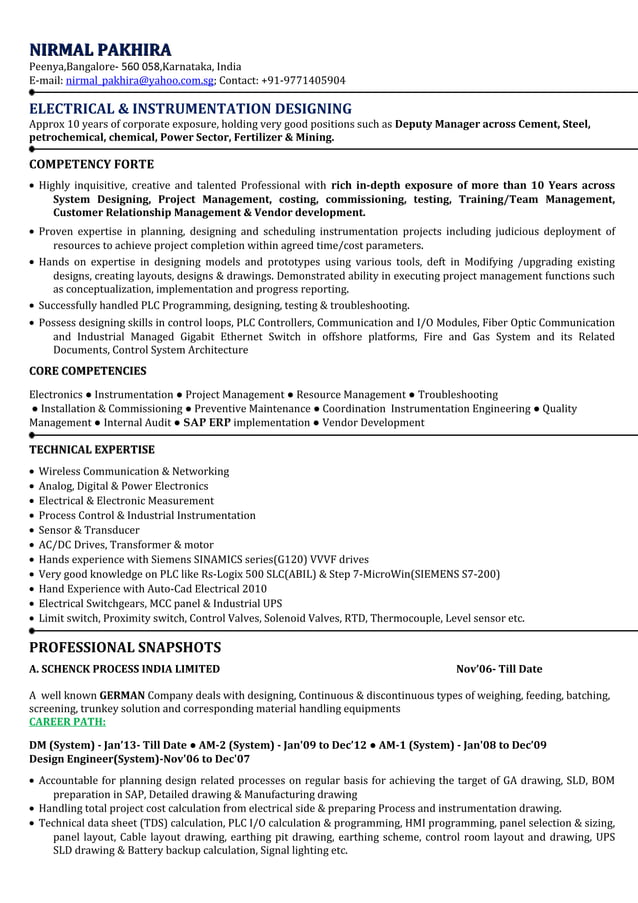 RESUME - Nirmal | PDF