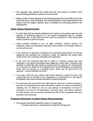 Vested Rights in NC | DOCX