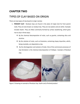 ORIGIN OF CLAY AND CASE STUDY.. | PDF